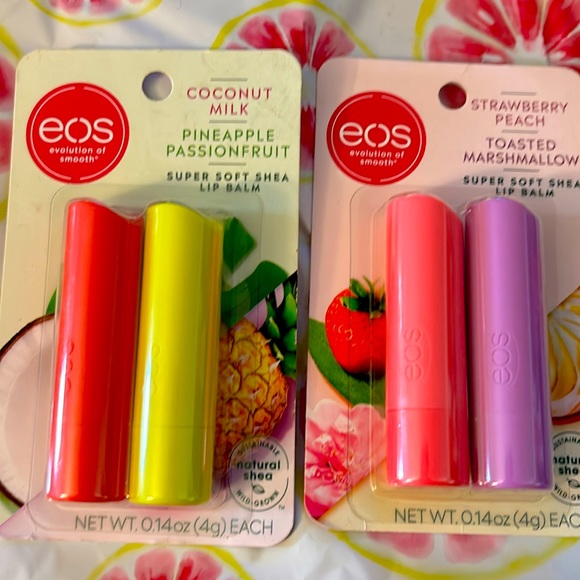 eos | Makeup | Eos Toasted Marshmallow Strawberry Peach ...